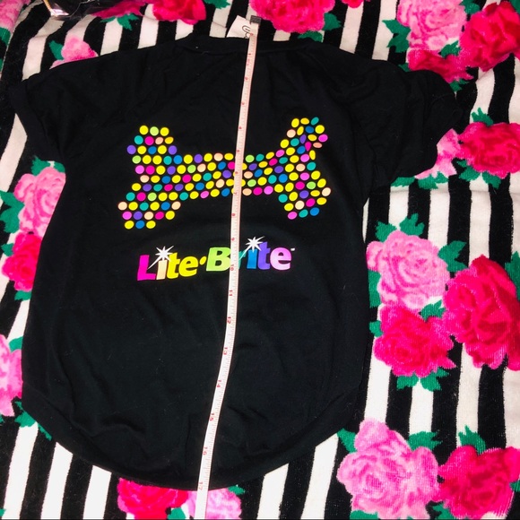 Top Paw | Other | Litebrite Black Dog Tee | Poshmark